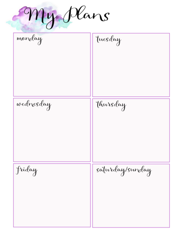 25 Free Weekly To Do List Printables | Simply Love Printables