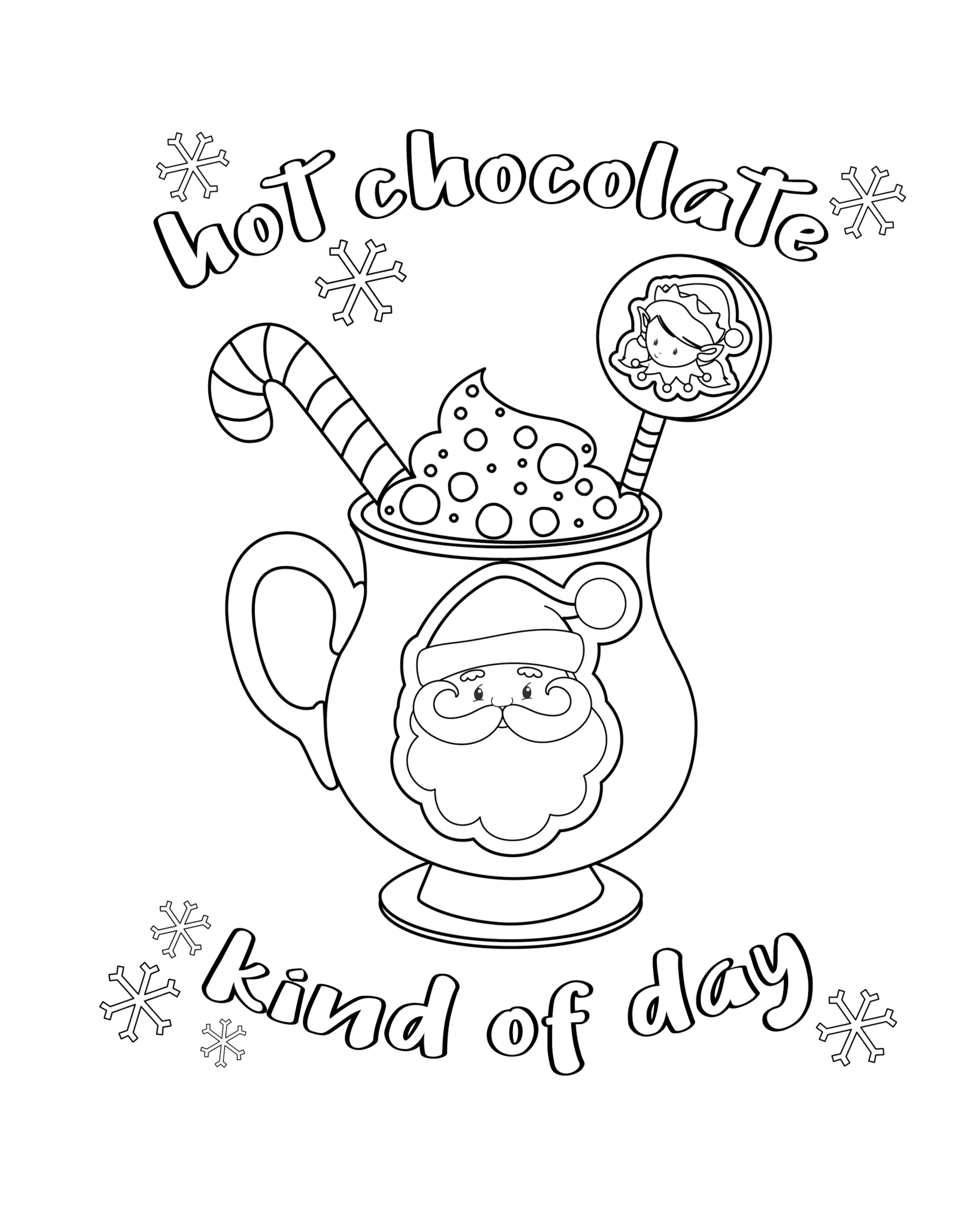Free Printable Winter Coloring Pages - Simply Love Printables