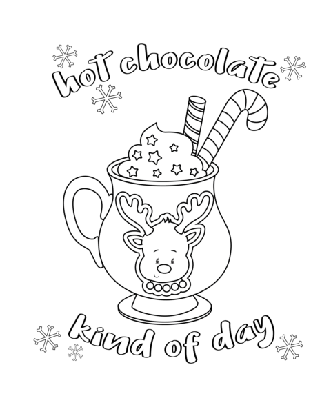 Free Printable Winter Coloring Pages - Simply Love Printables