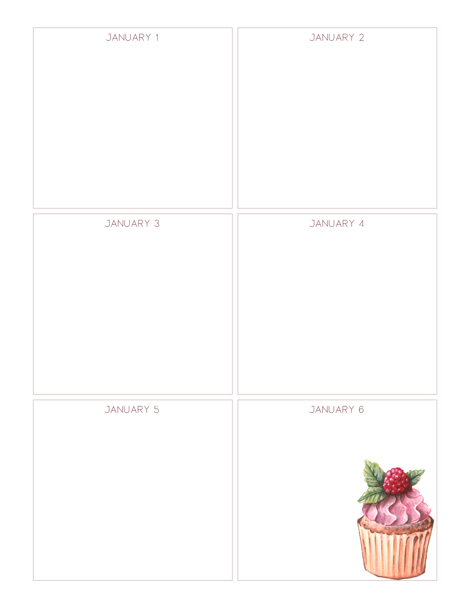 Free Dated Planner Pages | Simply Love Printables