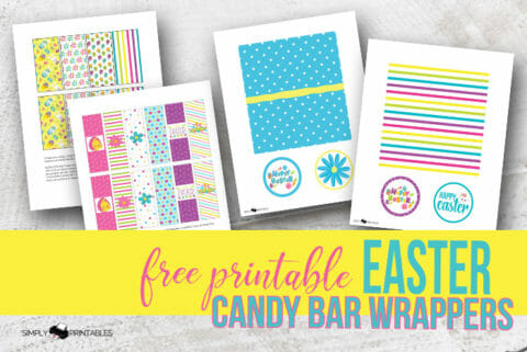 Free Printable Easter Candy Bar Wrappers - Simply Love Printables