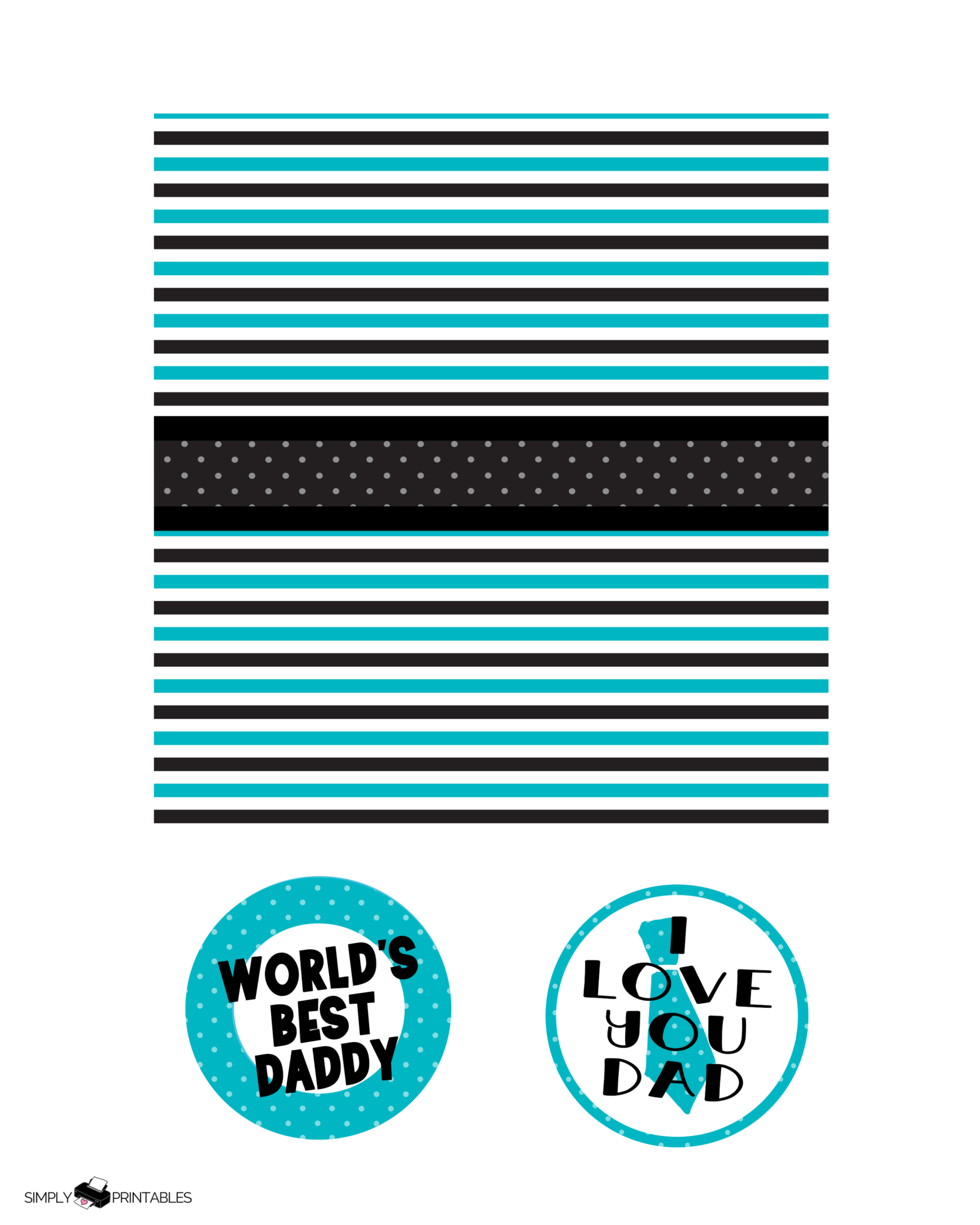 Simply Love Printables | Happy Father's Day Candy Wrapper