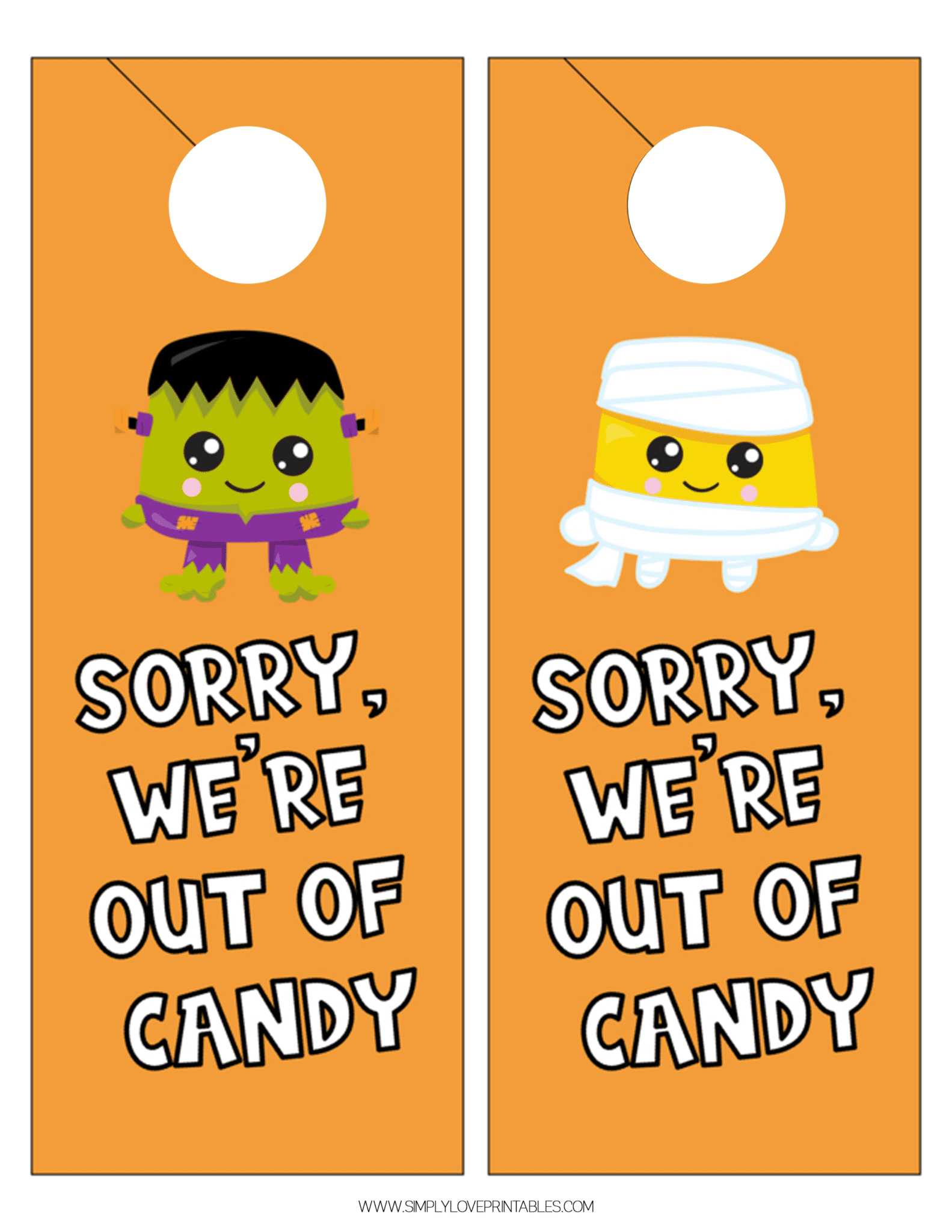 Free Printable Halloween Candy Wrappers and More - Simply Love Printables