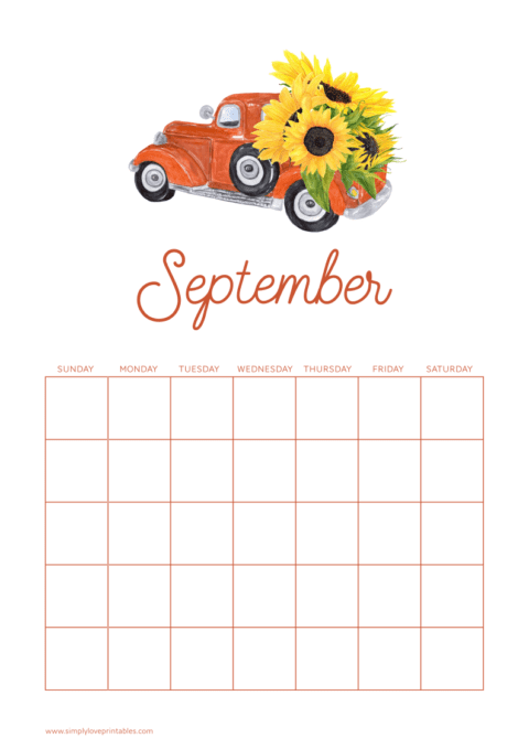Free Printable Fall Planner Pages - Simply Love Printables