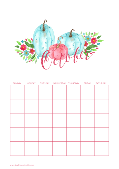 Free Printable Pastel Pumpkin Planner Pages + Wall Art - Simply Love ...