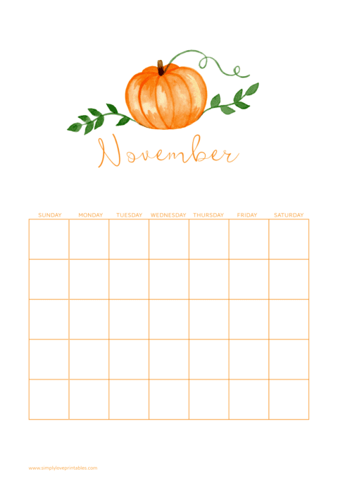 Free Printable Pumpkin Planner Pages - Simply Love Printables