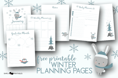 Free Printable Winter Planning Pages - Simply Love Printables