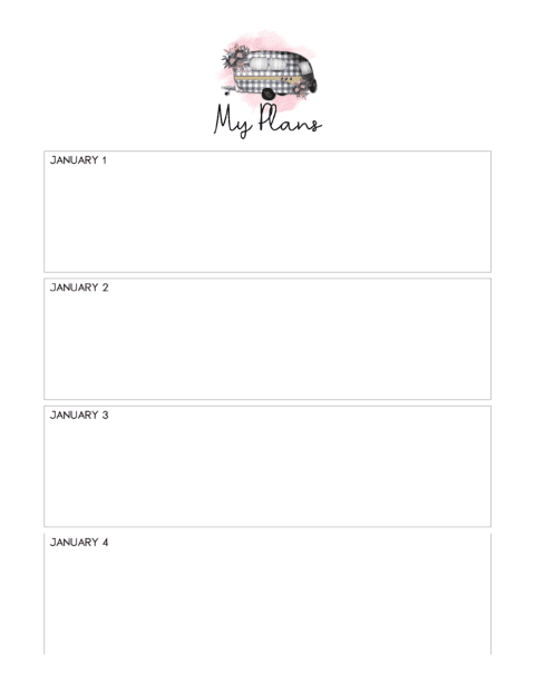 Free Dated Planner Pages | Simply Love Printables