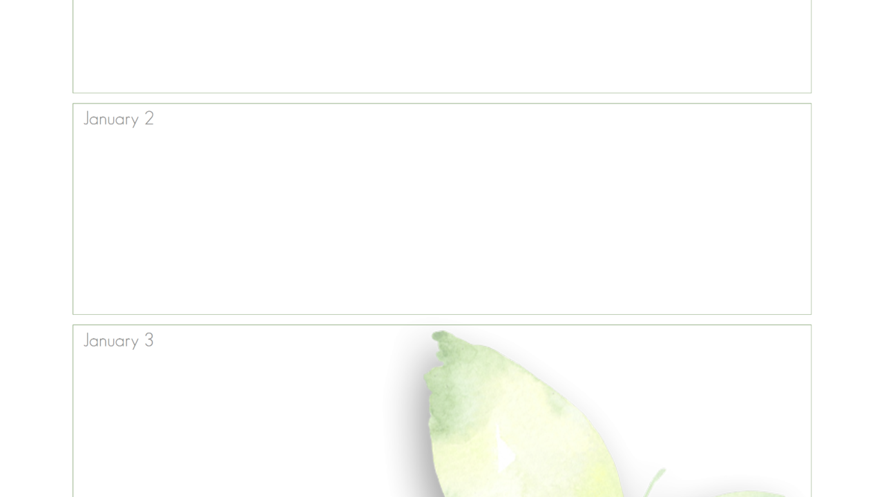 Free Dated Planner Pages | Simply Love Printables