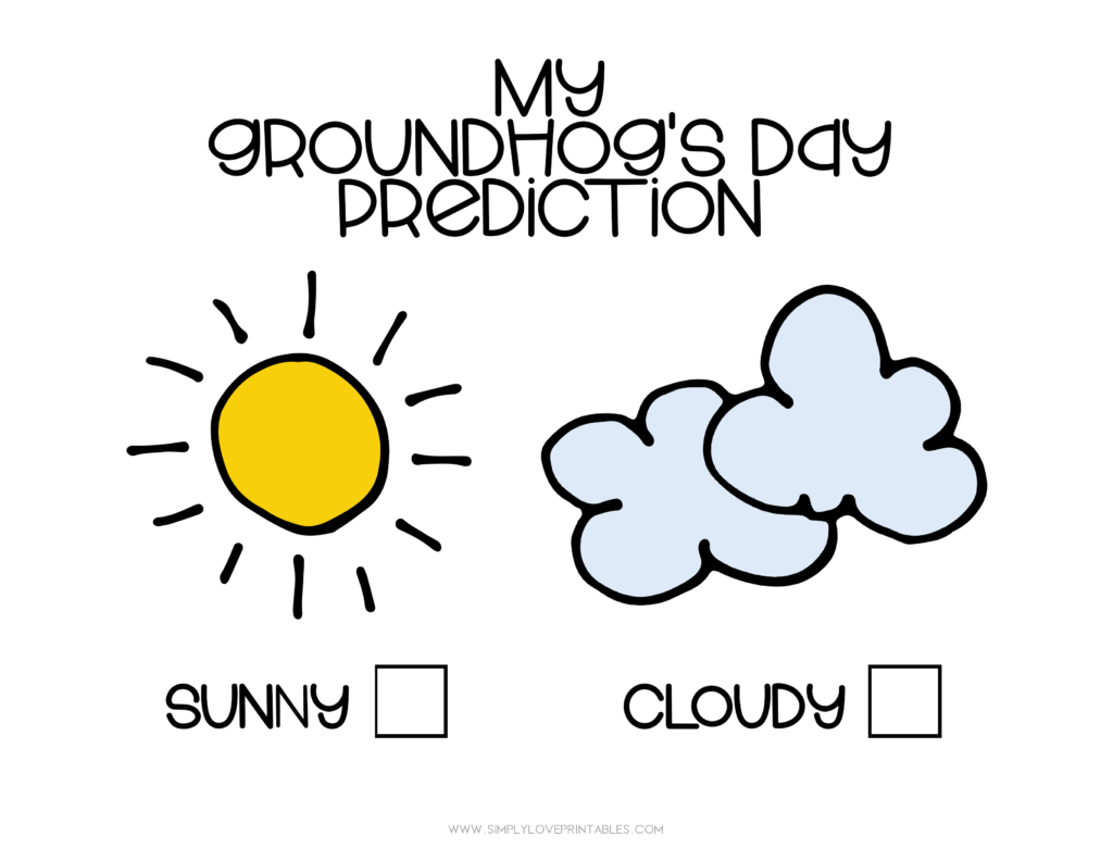 Free Printable Groundhog Day Activity Set - Simply Love Printables