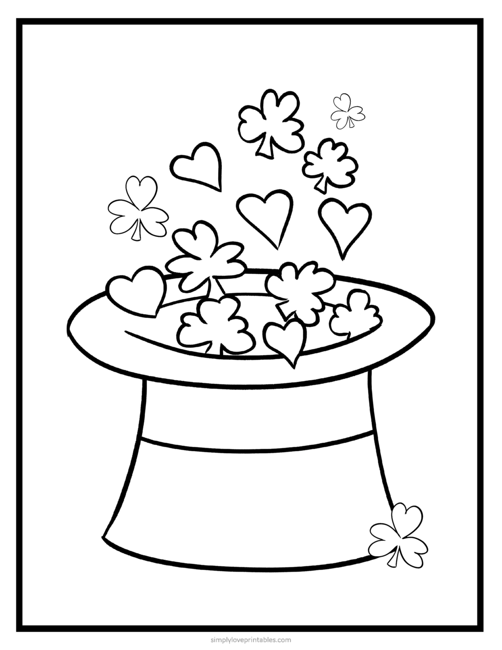 Free Printable St. Patrick's Day Coloring Pages - Simply Love Printables