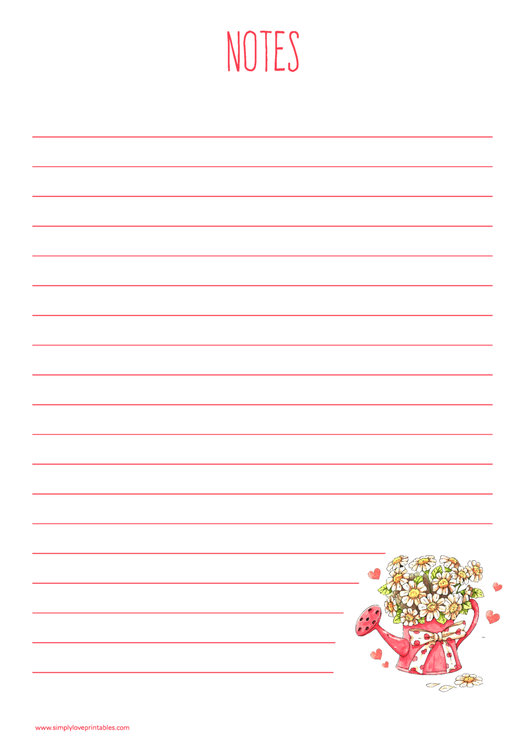 Free Spring Planner Page Templates - Simply Love Printables