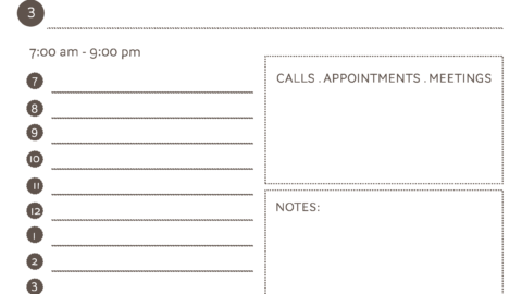 Free Printable Bumblebee Planner Pages - Simply Love Printables