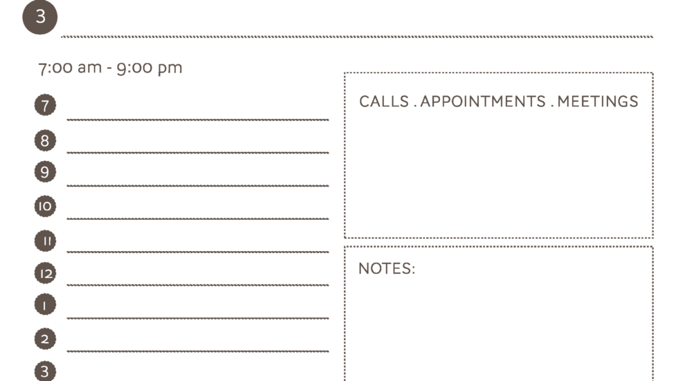 Free Printable Bumblebee Planner Pages - Simply Love Printables