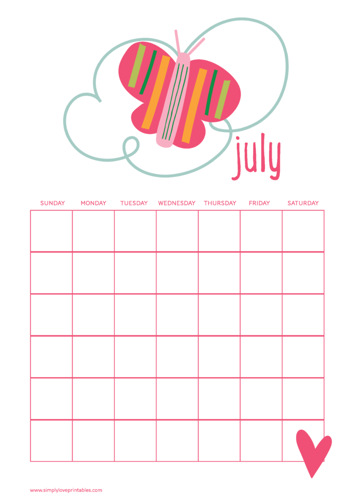 Free Printable Cute Summer Planner Pages - Simply Love Printables