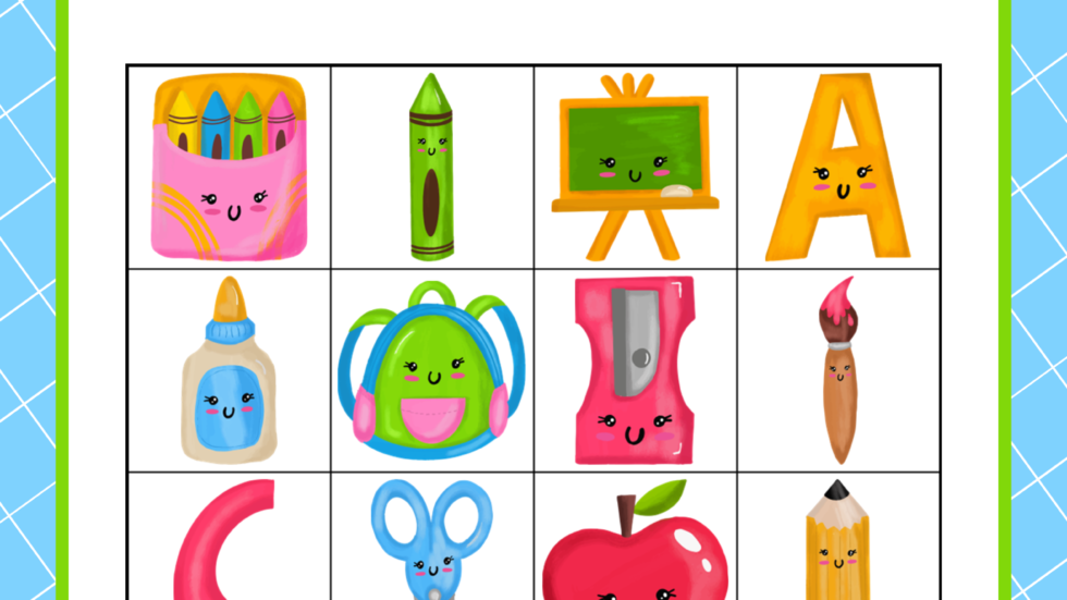 Free Printable Back to School Activity Set