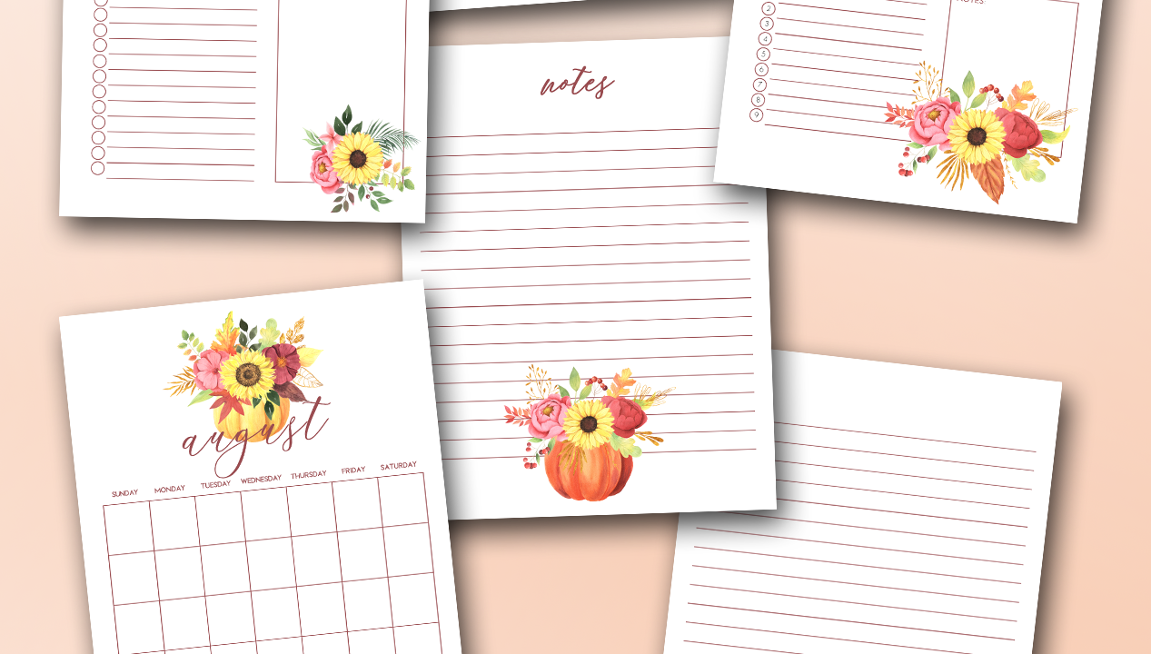 Free Printable August Planning Pages - Simply Love Printables