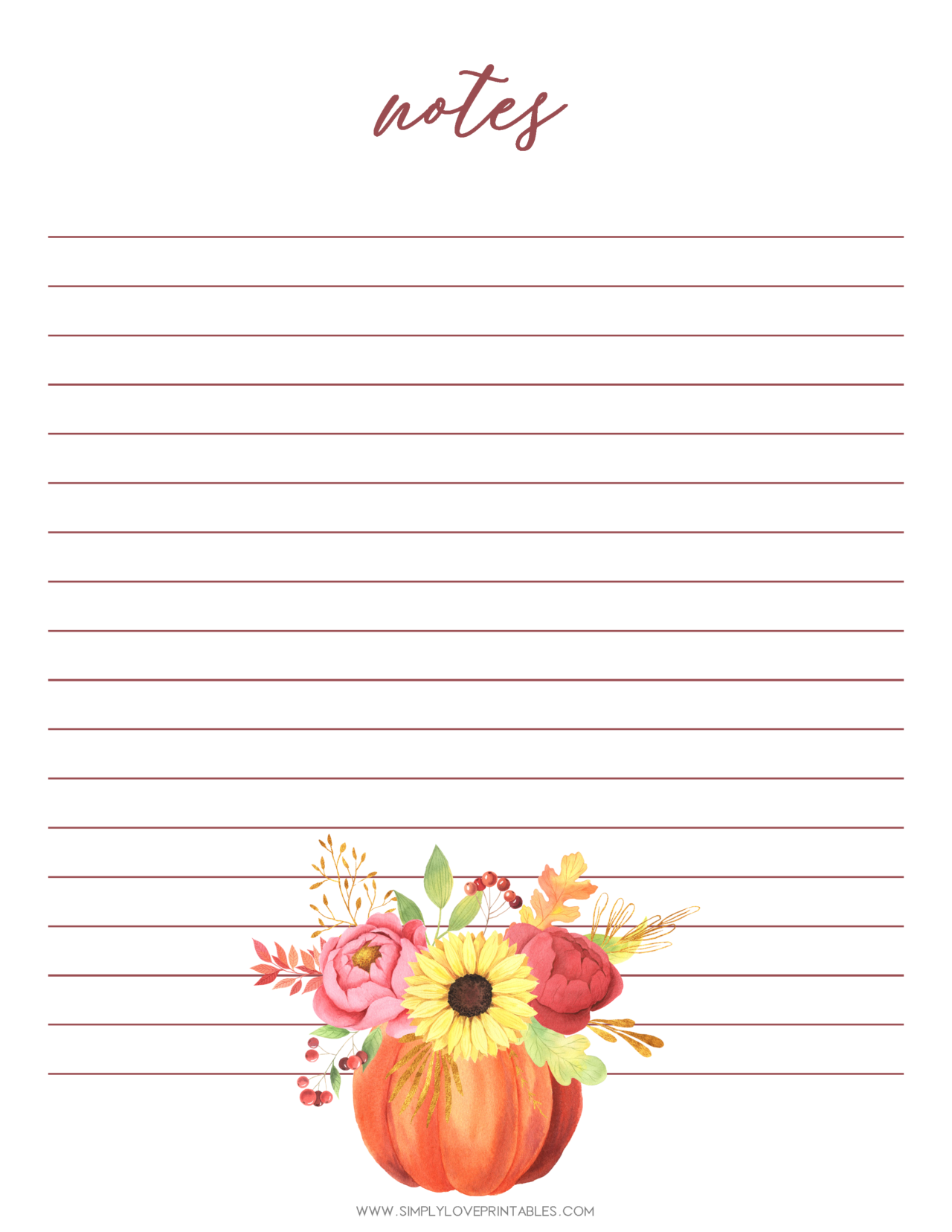 Free Printable August Planning Pages