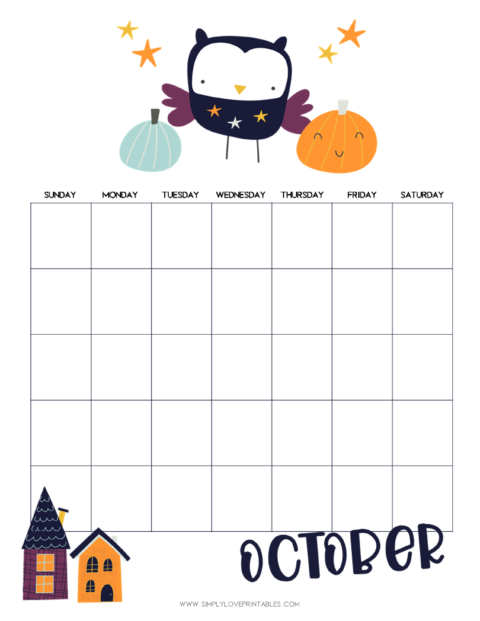 Free Printable October Planning Pages - Simply Love Printables