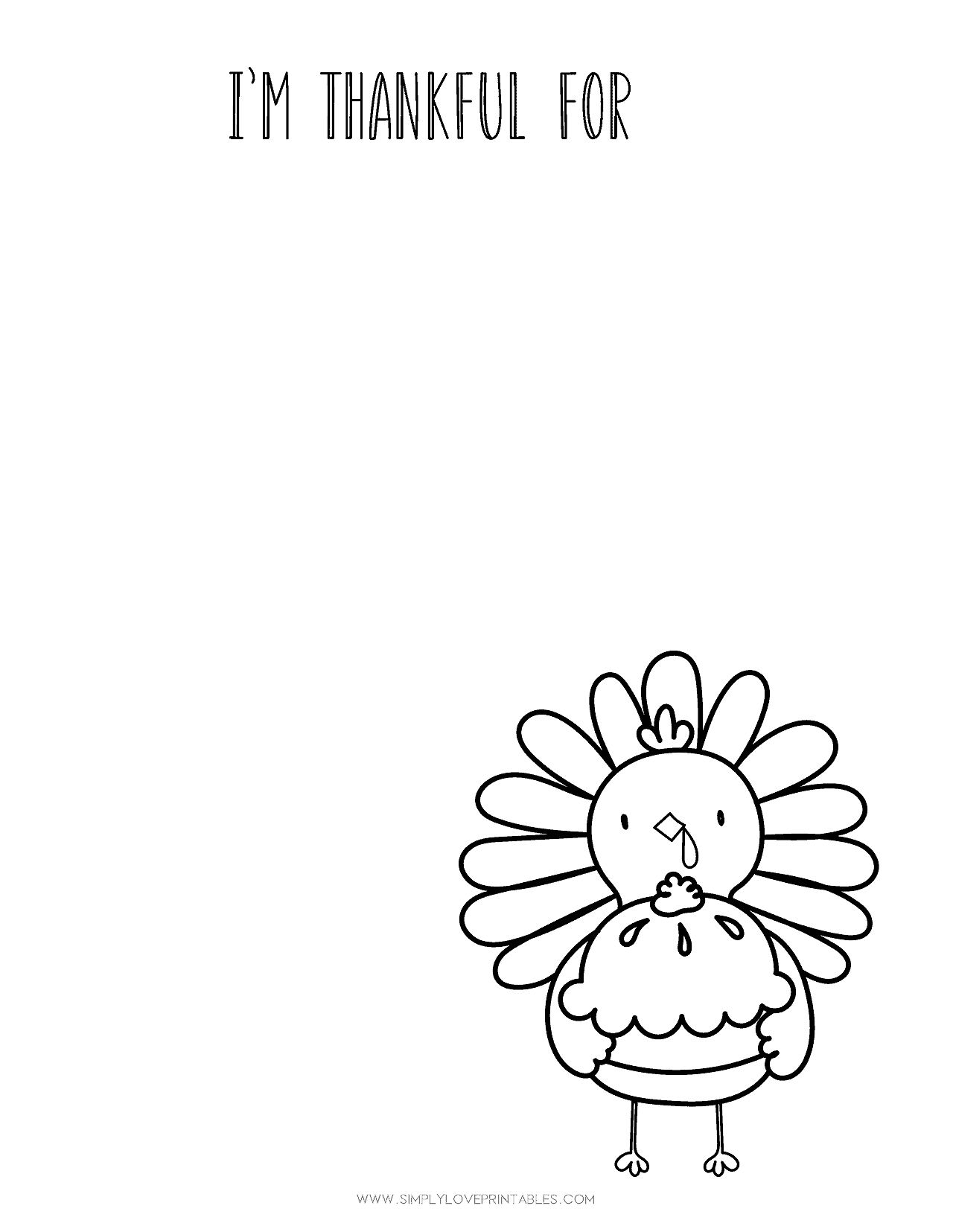 Free Printable Thanksgiving Coloring Pages