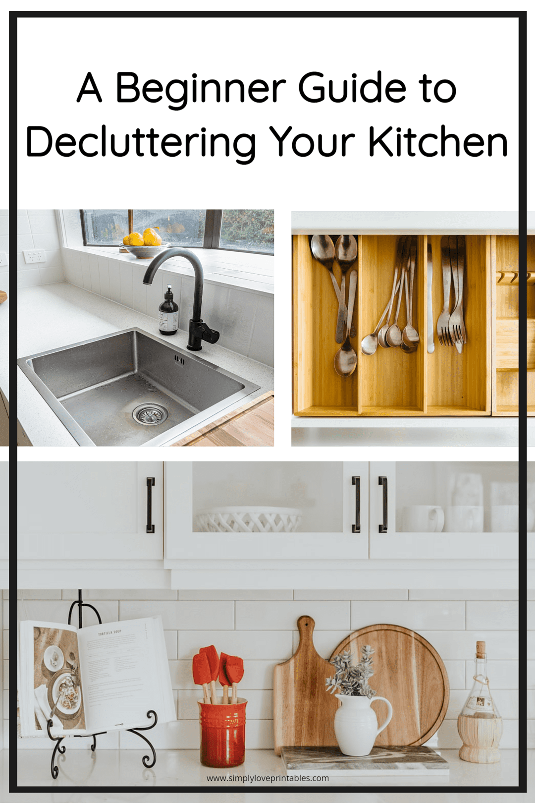 A Beginner Guide to Decluttering Your Kitchen with Free Printable ...