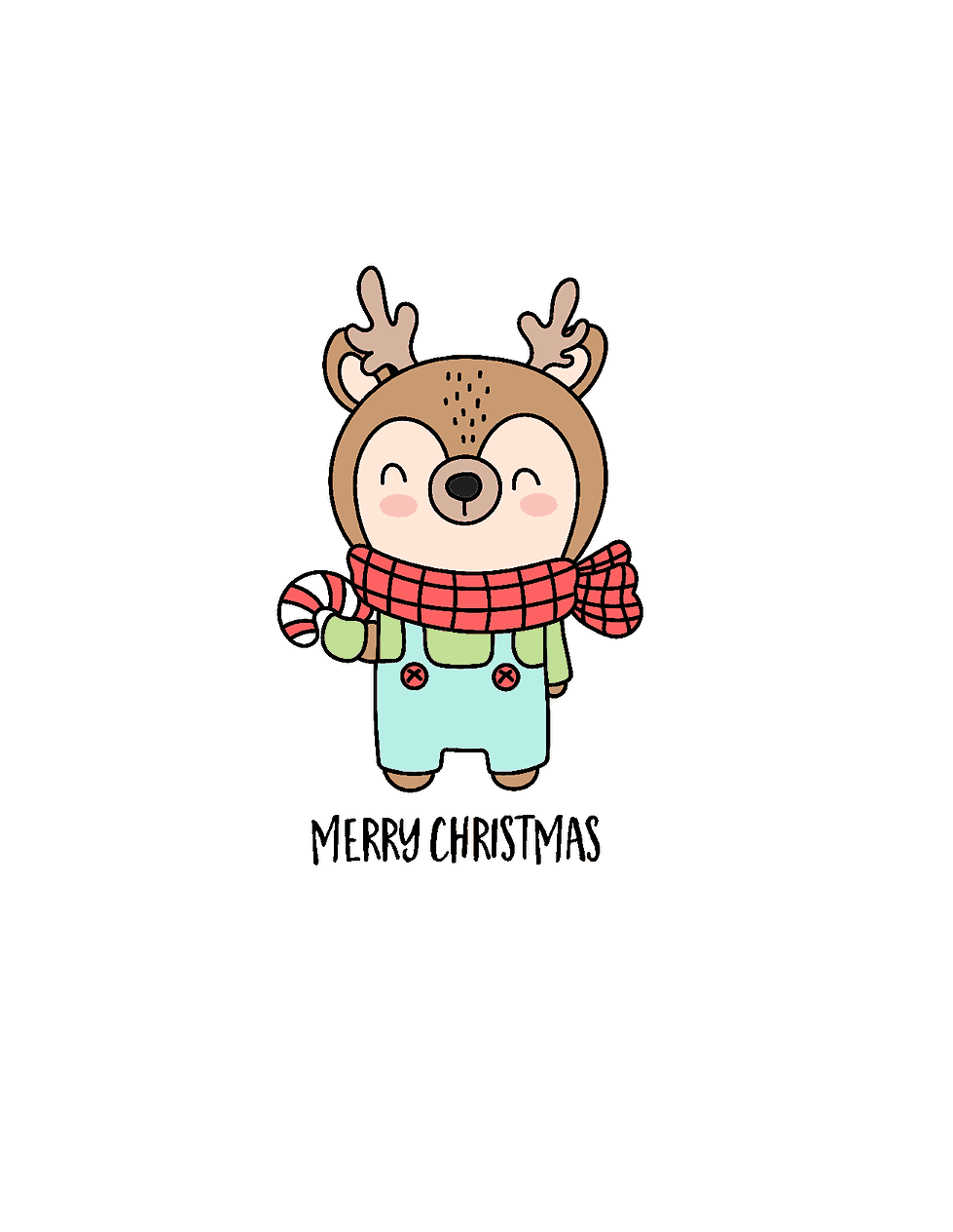 6 Free Printable Super Cute Christmas Cards - Simply Love Printables