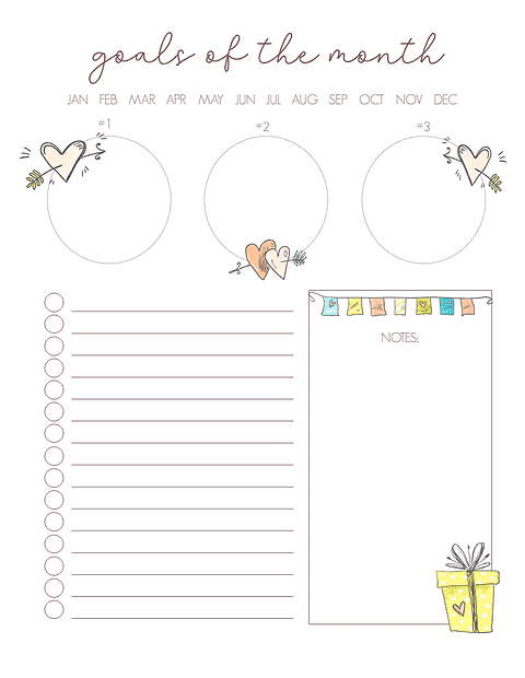 Free Cute February Planner Pages - Simply Love Printables