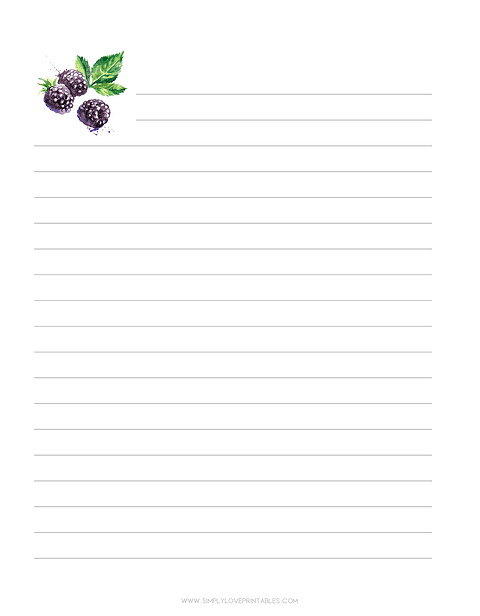 Free Journal Printable Pages - Simply Love Printables