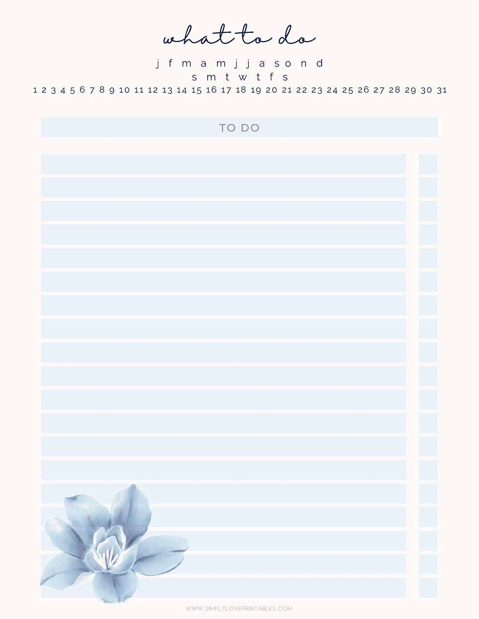 30 Free To Do List Printables | Simply Love Printables