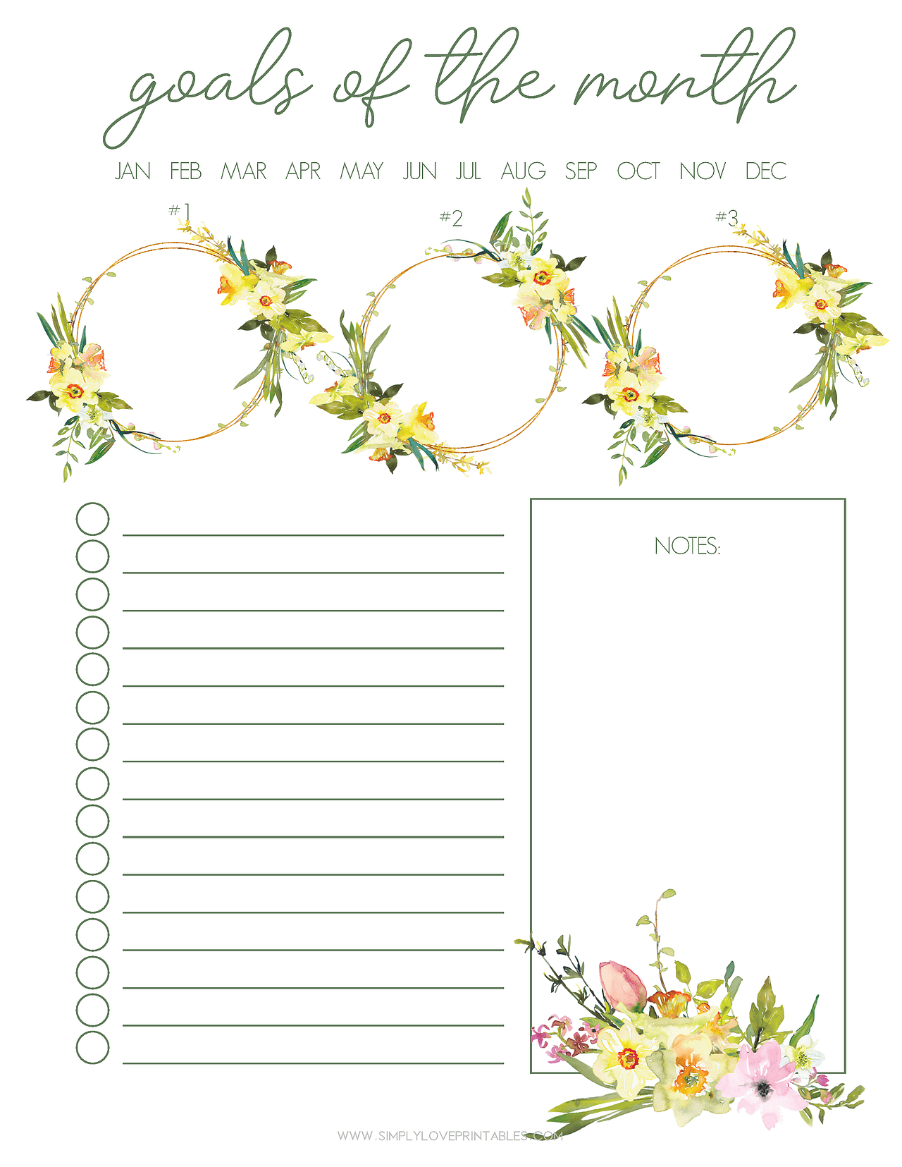Free Printable March Planning Pages | Simply Love Printables