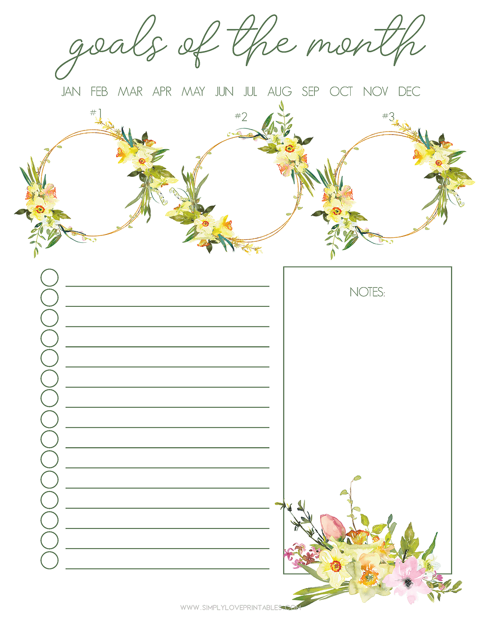 Free Printable March Planning Pages | Simply Love Printables