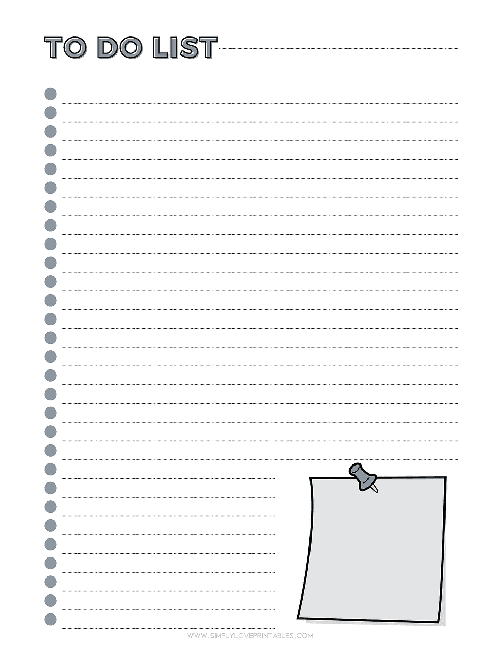 30 Free To Do List Printables | Simply Love Printables