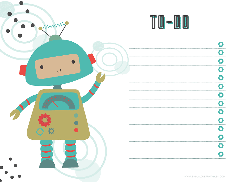 30 Free To Do List Printables | Simply Love Printables