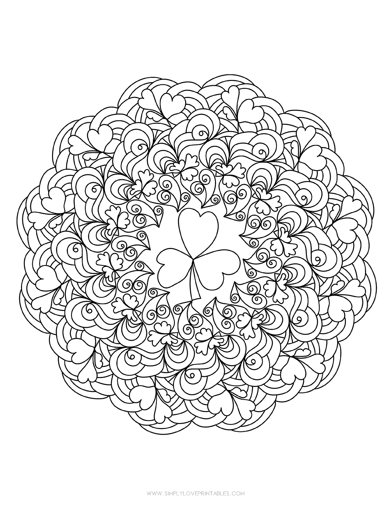 Free St. Patrick's Day Coloring Page Printables - Simply Love Printables