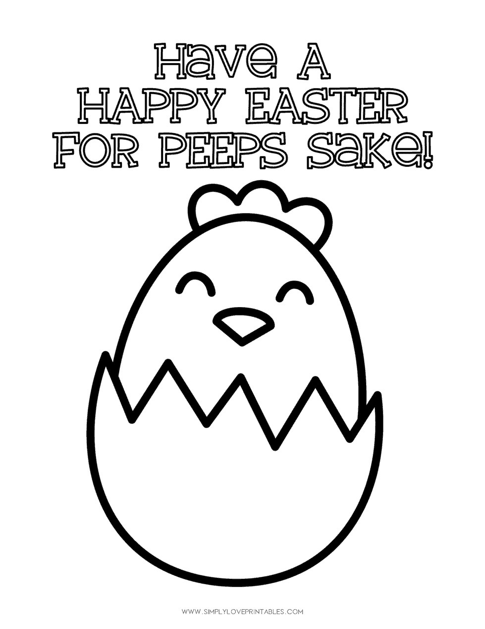 43 Free Easter Coloring Printable Pages | Simply Love Printables