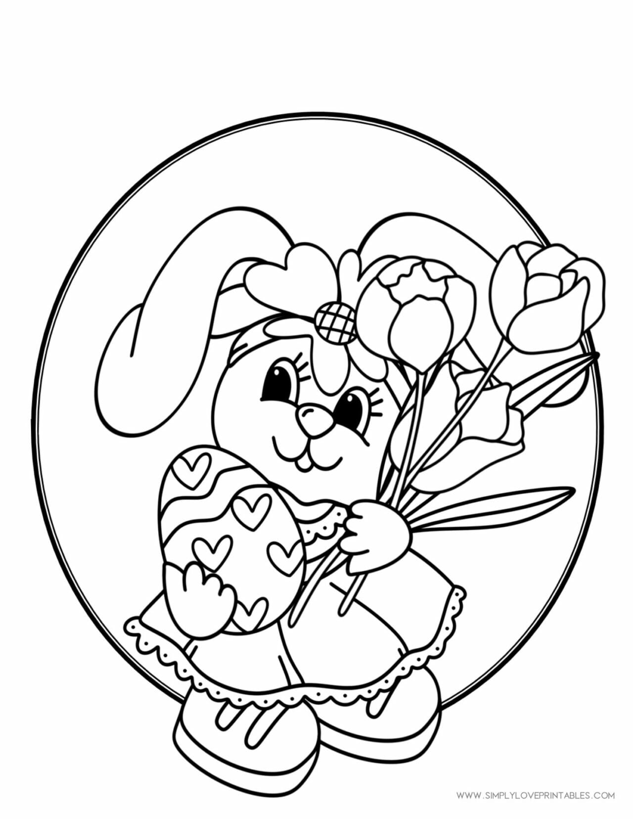 43 Free Easter Coloring Printable Pages | Simply Love Printables