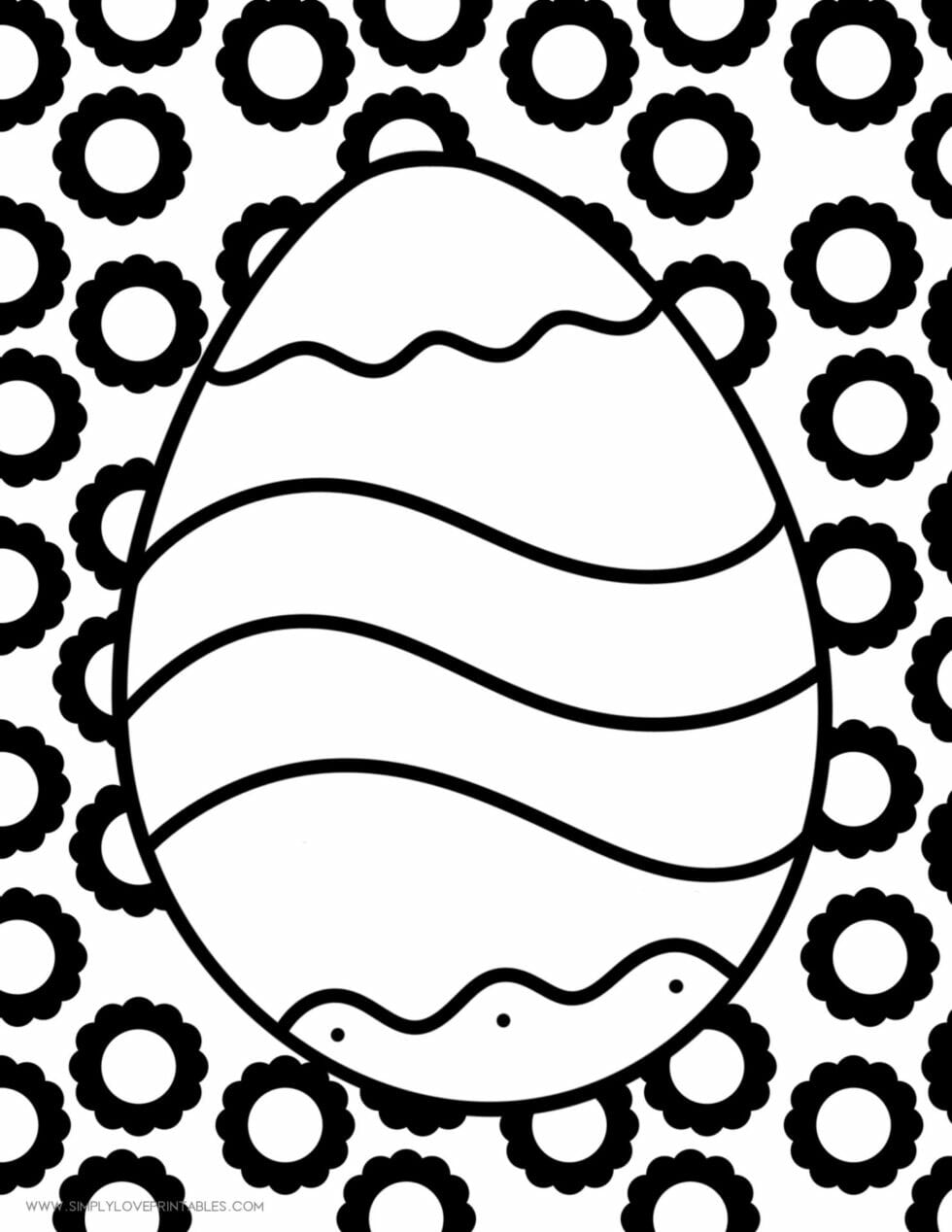 43 Free Easter Coloring Printable Pages | Simply Love Printables