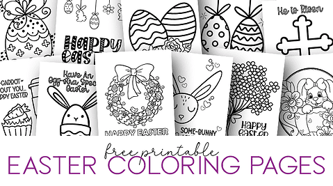 43 Free Easter Coloring Printable Pages | Simply Love Printables