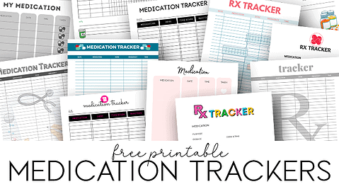 Free Printable Medication Trackers | Simply Love Printables