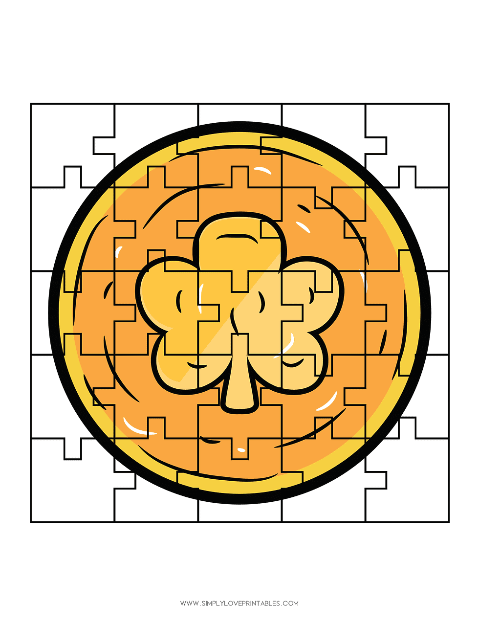 Free St. Patrick's Day Jigsaw Printable Puzzles | Simply Love Printables