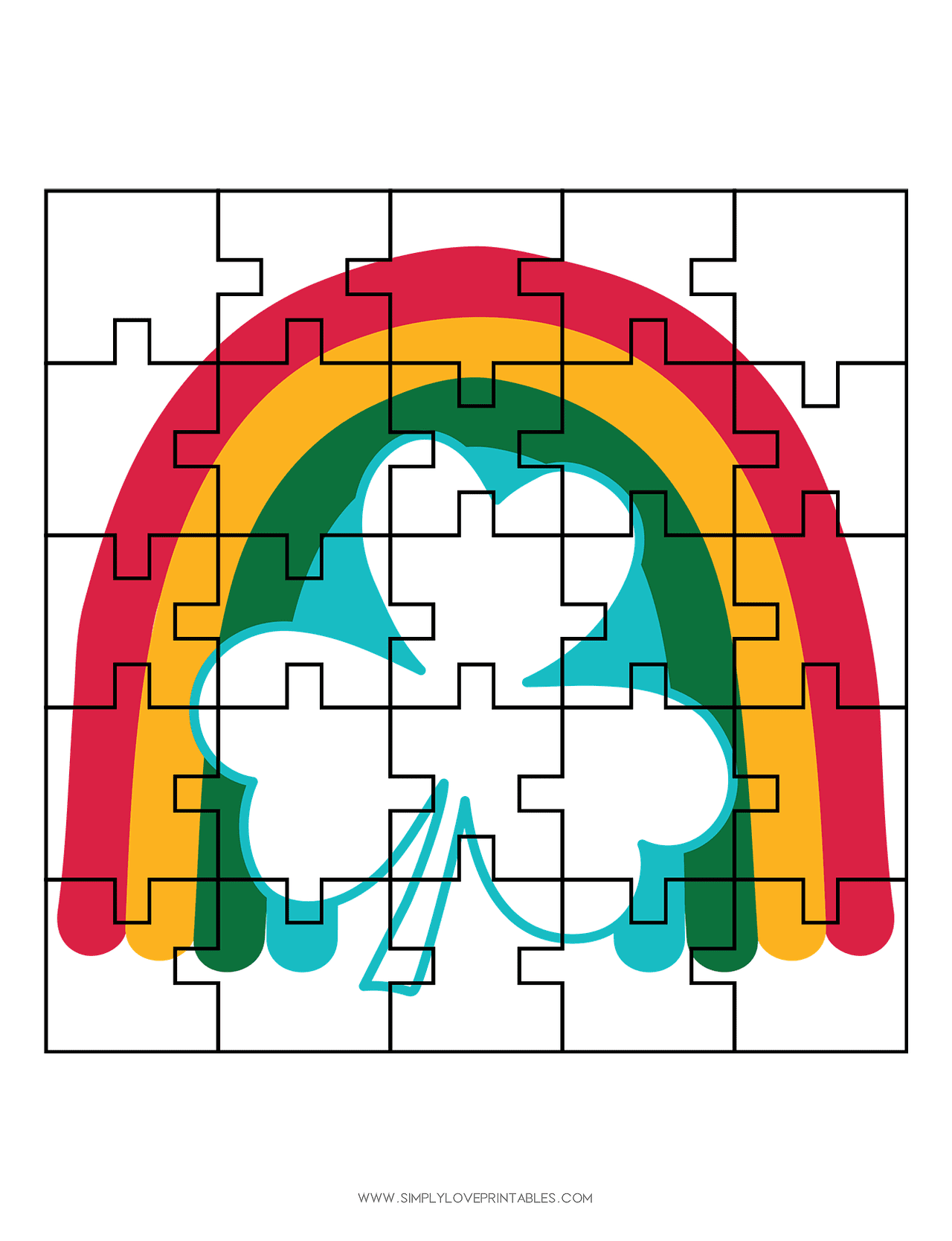 Free St. Patrick's Day Jigsaw Printable Puzzles | Simply Love Printables