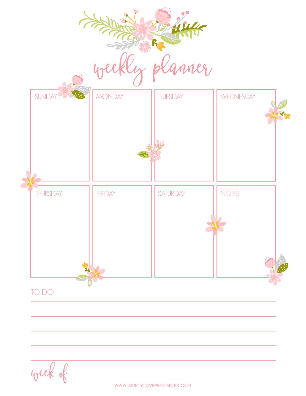 Free Printable April Planning Pages | Simply Love Printables