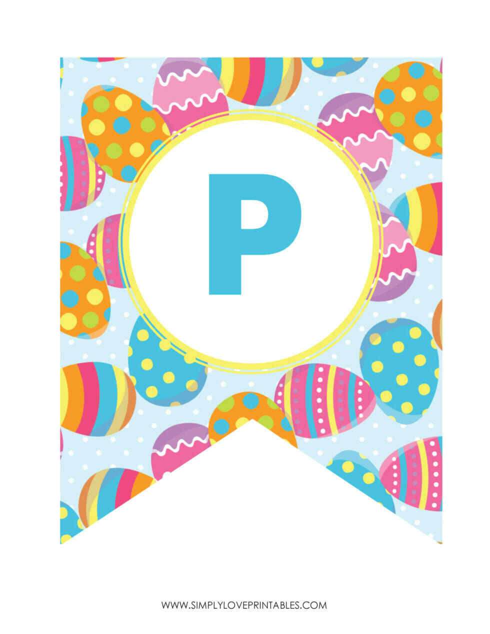 Free Happy Easter Banner | Simply Love Printables