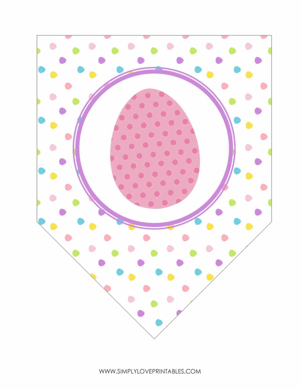 Free Happy Easter Banner | Simply Love Printables