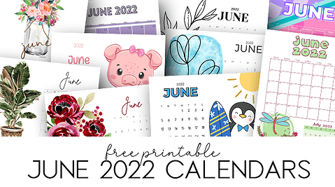 Free June 2022 Calendar | Simply Love Printables