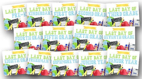 Free Printable Last Day of School Signs | Simply Love Printables