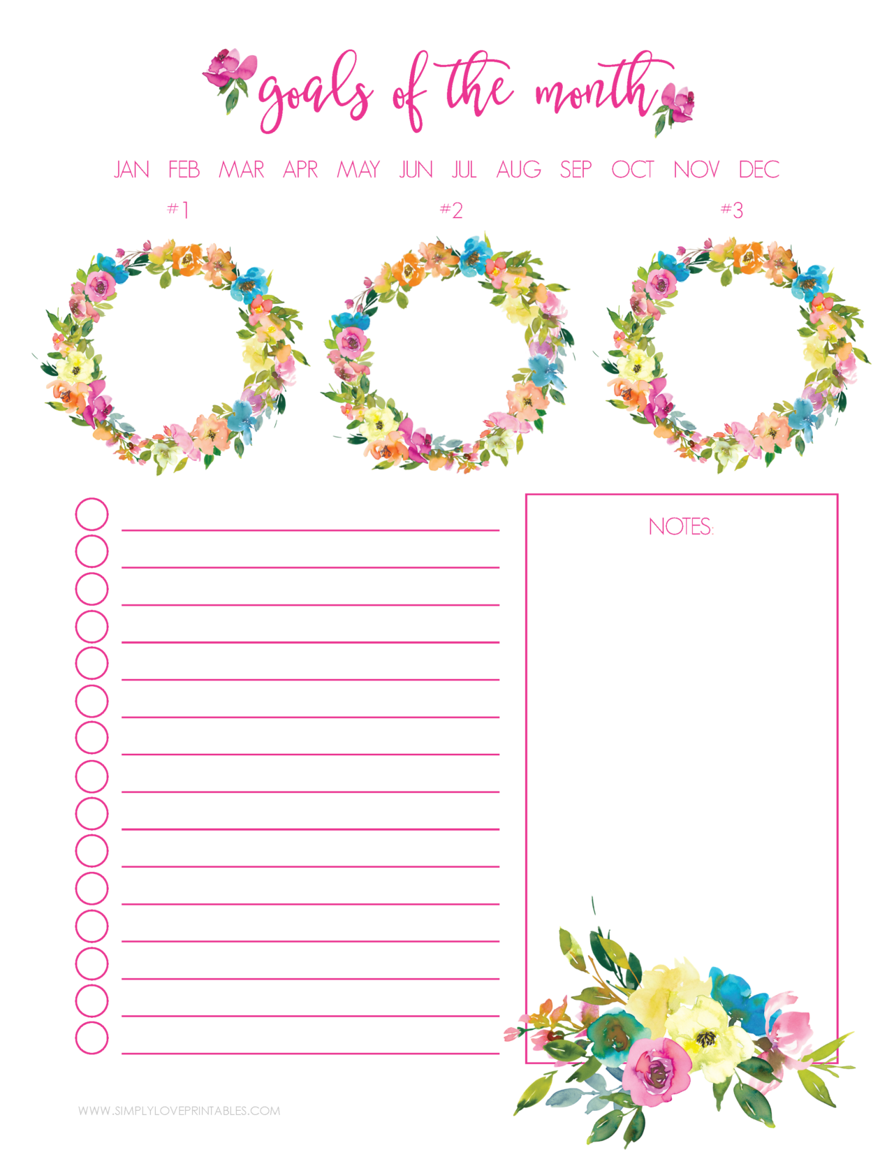 Free Printable May Planning Pages | Simply Love Printables