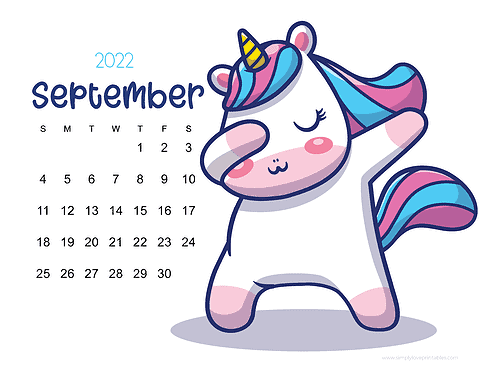 Free September 2022 Calendar Printables | Simply Love Printables