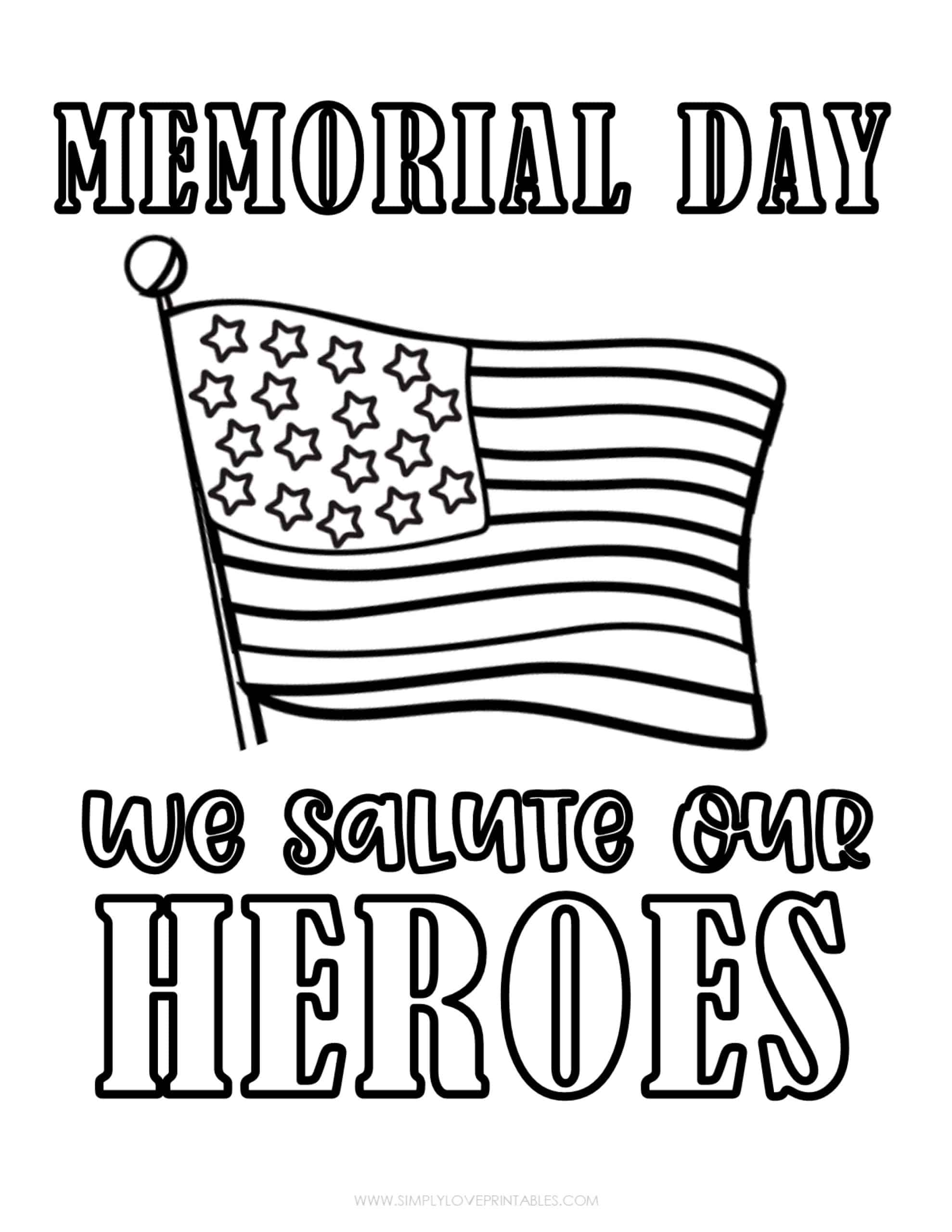 Memorial Day Printables Memorial Day Printables