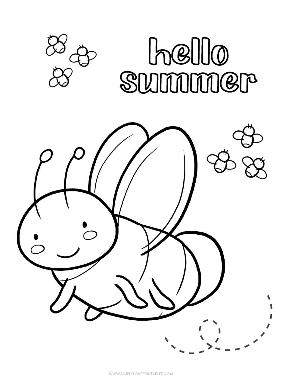 Free Summer Coloring Pages | Simply Love Printables